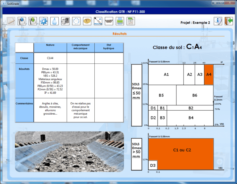 Produits pour les essais de laboratoires en génies civils